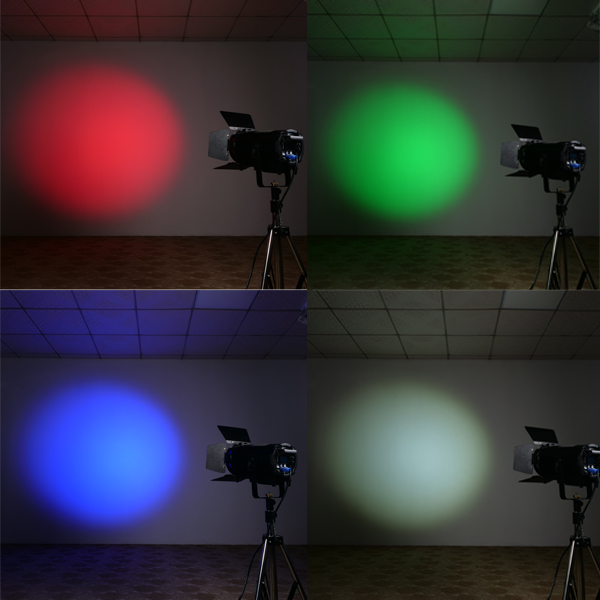 A Powerful LED Fresnel Spotlight With 350W RGBW Color - THE ONE STUDIO